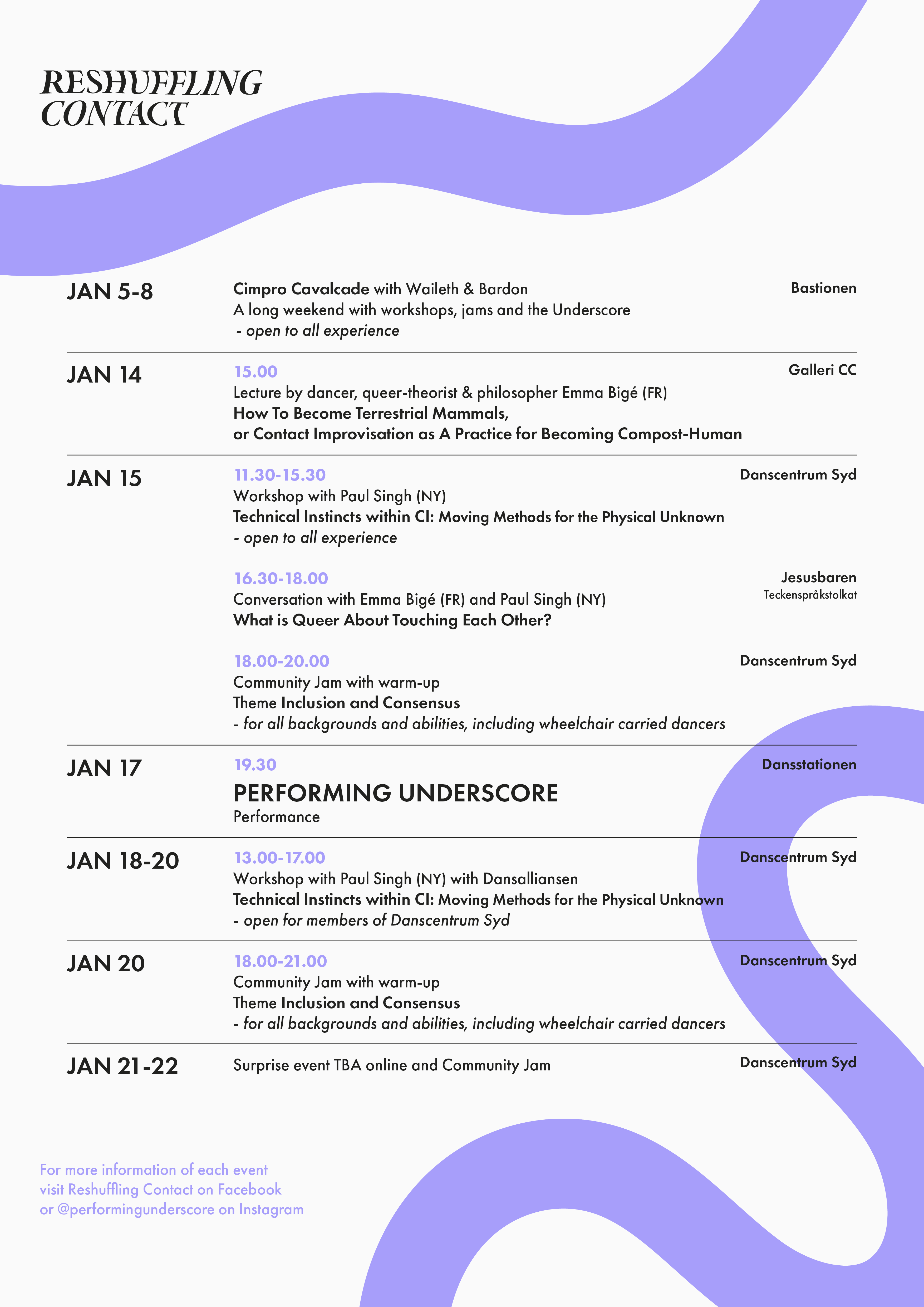 2023 | reshuffling contact festival | artistic director & organizer